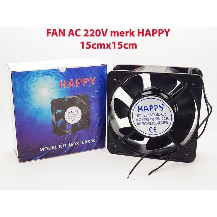 Jual Fan PANEL HAPPY 15x15 cm I Kipas Angin Listrik Kotak Pendingin ...
