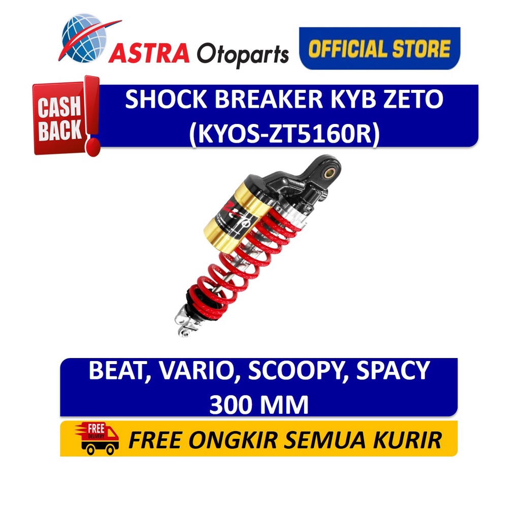 Jual Shockbreaker Motor KYB Zeto Tabung Subtank Vario Scoopy Beat Spacy | Shopee Indonesia