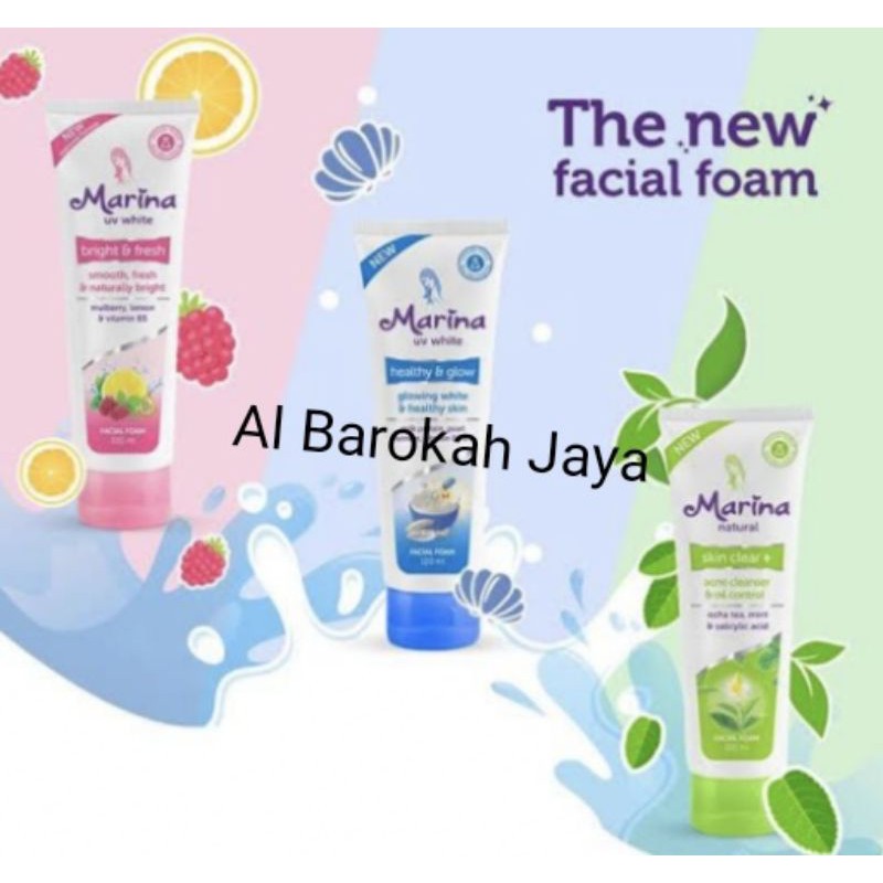 Jual Marina Facial Foam/ sabun wajah marina/sabun cuci muka marina ...