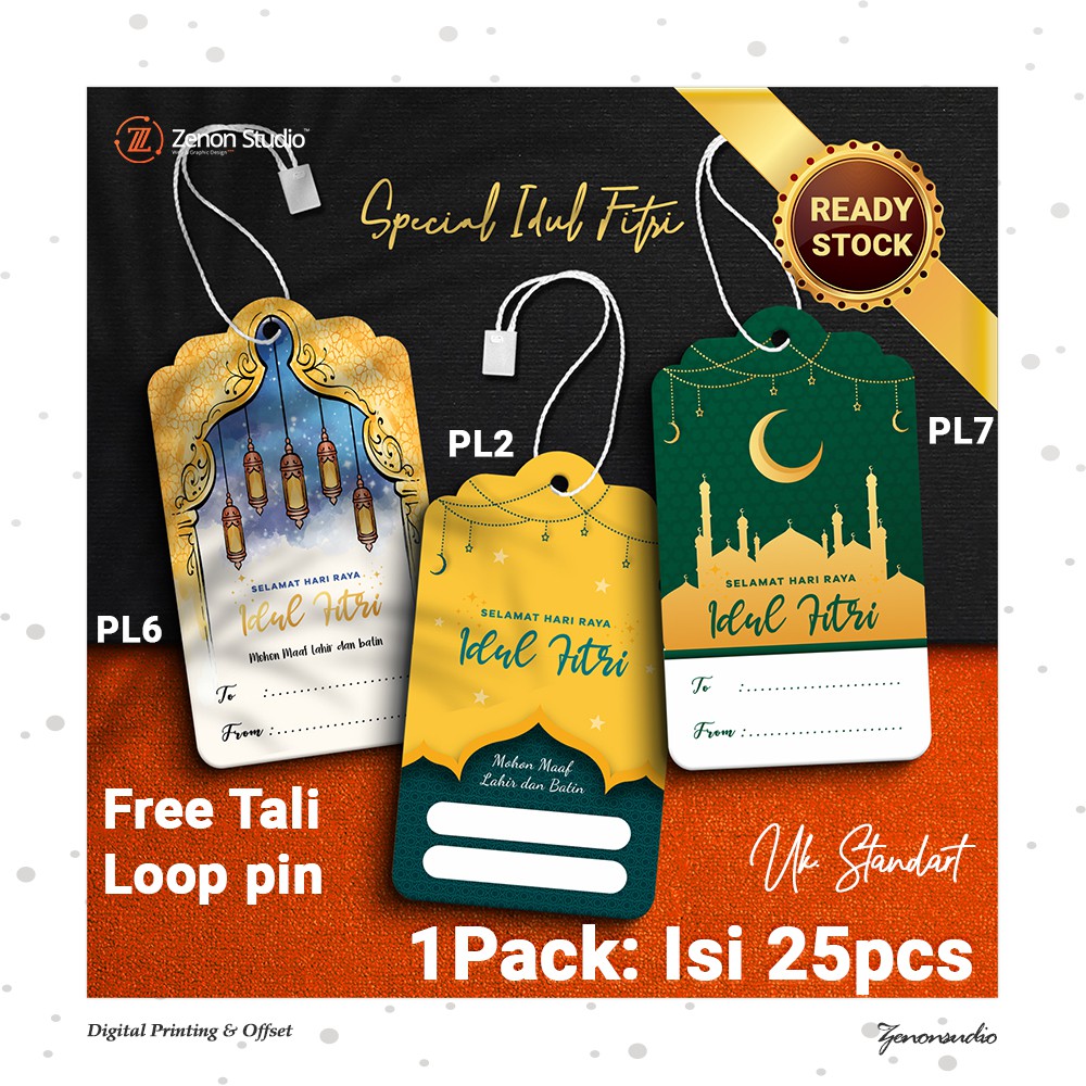 Jual Hang Tag Parcel Hari Raya Idul Fitri / Lebaran | Shopee Indonesia