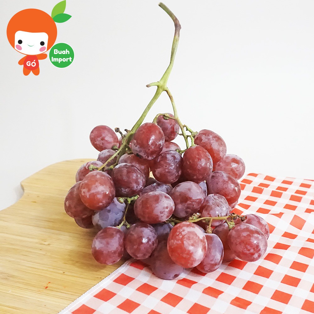Jual GoFruit Anggur Red Globe RRC 500 Gr / 1 Kg Indonesia|Shopee Indonesia