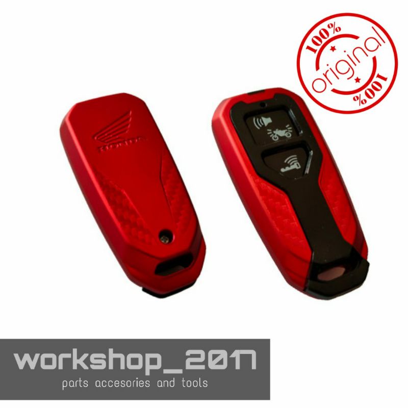 Jual Casing Remote Cover Remot PCX160 MERAH Original Honda | Shopee ...
