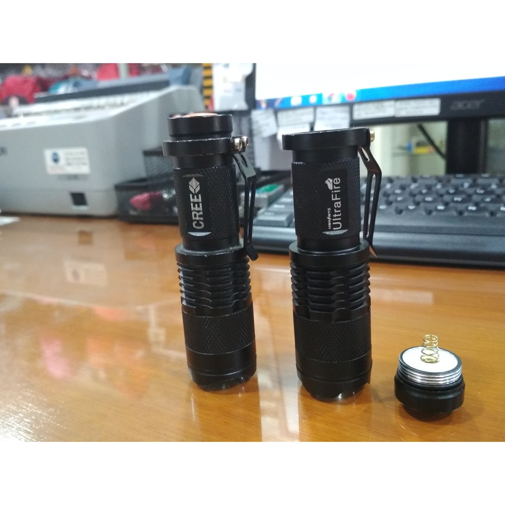 Jual Senter UltraFire CREE Q5 Police Mini 2000 Flashlight LED | Shopee ...
