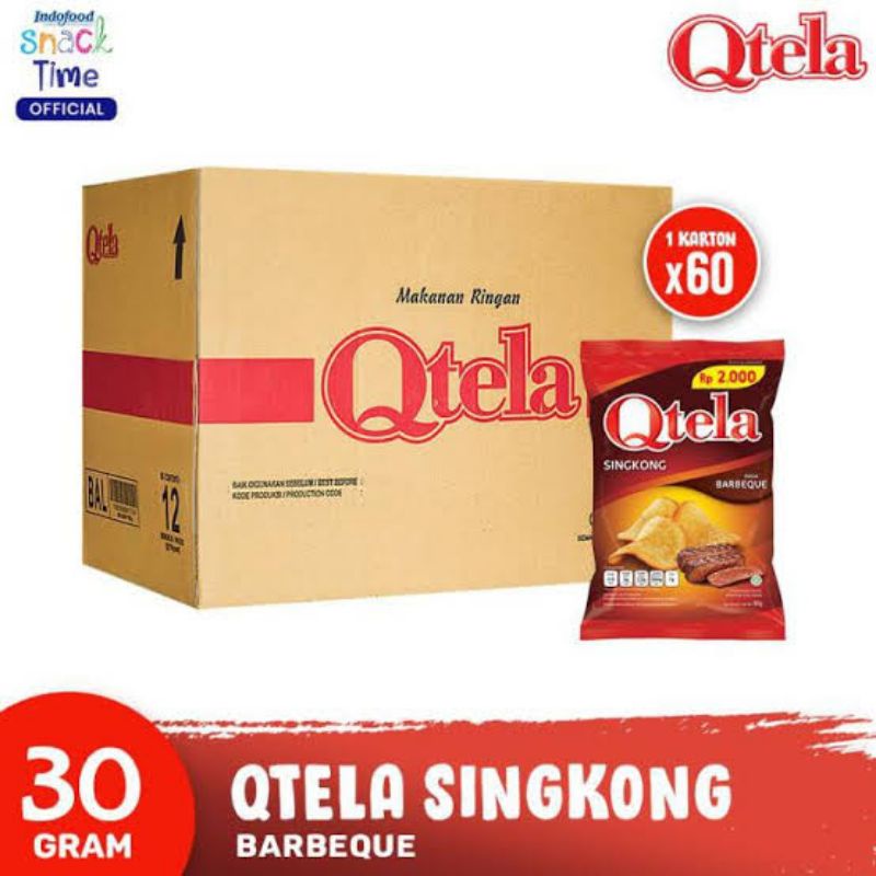 Jual Qtela Singkong BBQ 1 KARTON(DUS) | Shopee Indonesia
