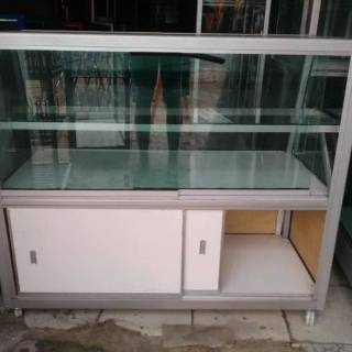 Jual Etalase counter / etalase hp 1 meter Etalase Alumunium Pulsa ...