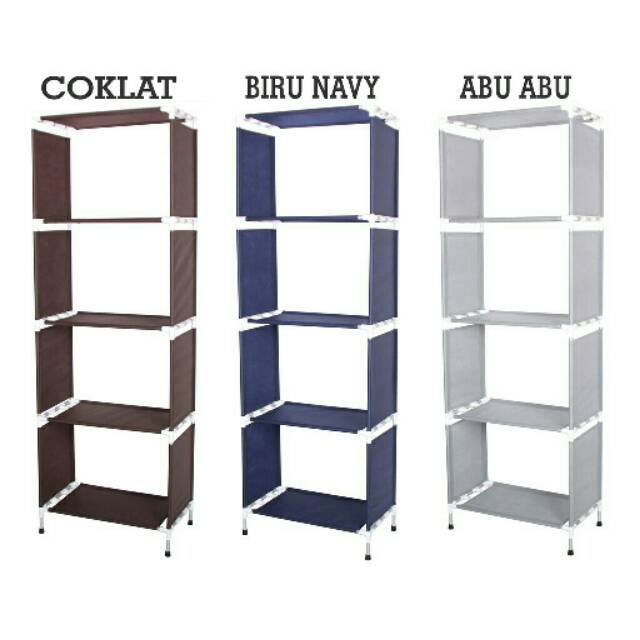 Jual Rak portable besi rak buku besi lemari portable besi | Shopee ...