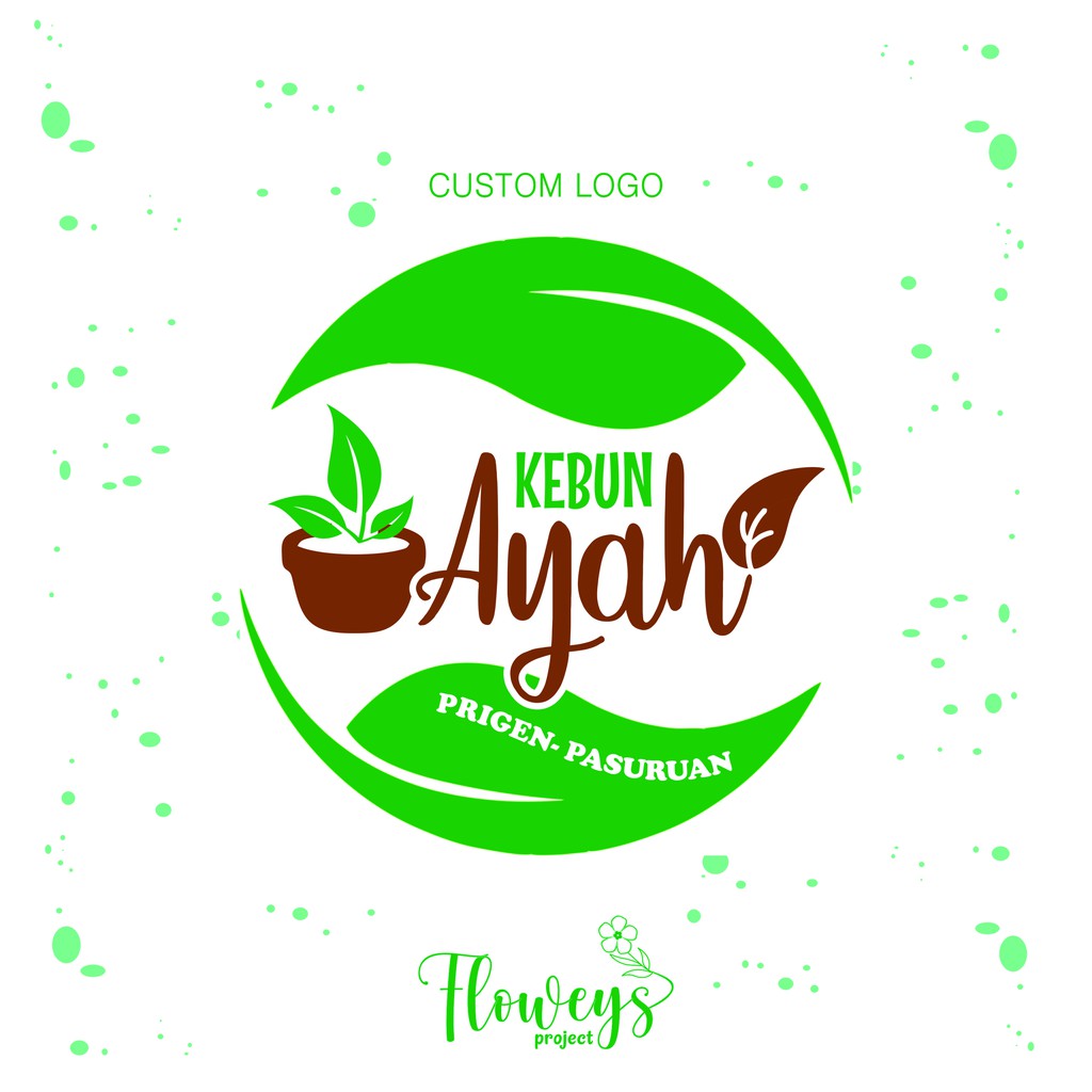 Jual Design Logo Custom "Kebun Ayah" | Shopee Indonesia