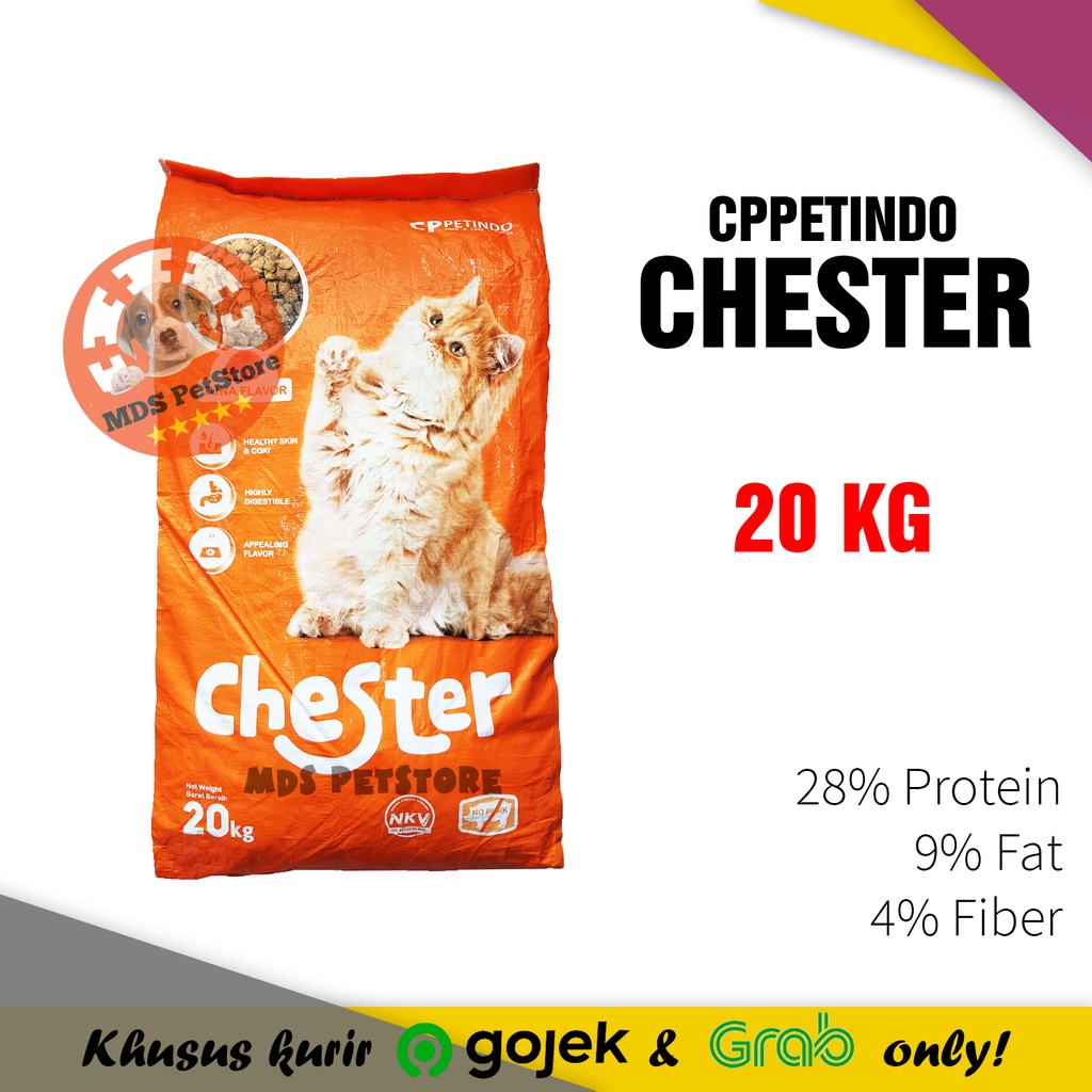 Jual Chester Cat Food Tuna 20 Kg | makanan kucing 20kg | Shopee Indonesia