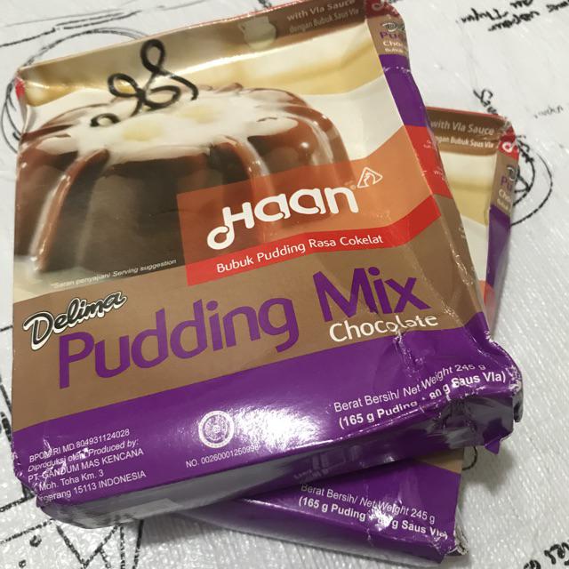 Haan Pudding Mix Chocolate Puding Coklat Delima 245 gr | Shopee Indonesia