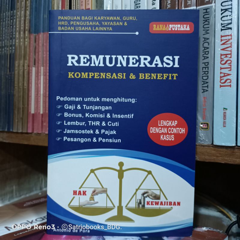Jual BUKU REMUNERASI - KOMPENSASI DAN BENEFIT - LENGKAP DENGAN CONTOH KASUS - ORIGINAL | Shopee ...