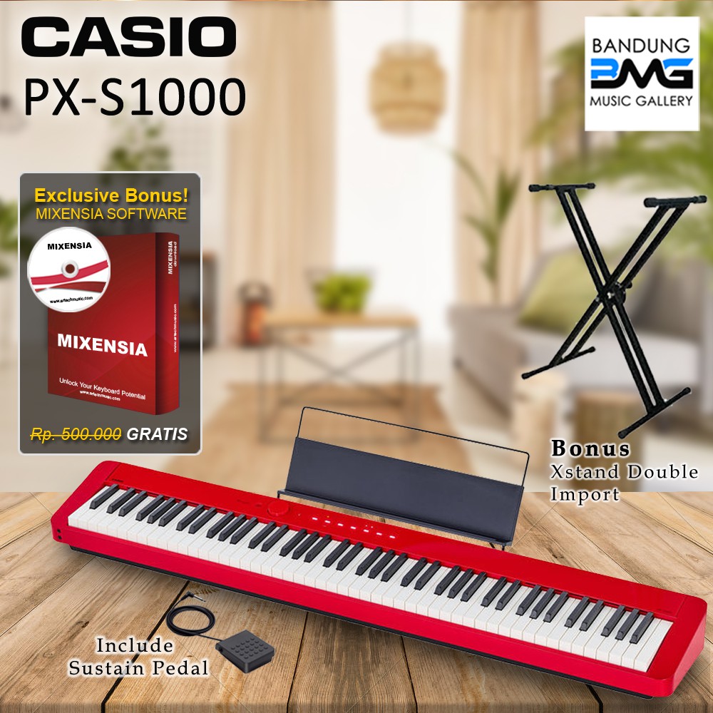 Jual Casio Privia PX S1000 Ultra Slim Digital Piano / PXS 1000 / PXS1000 | Shopee Indonesia