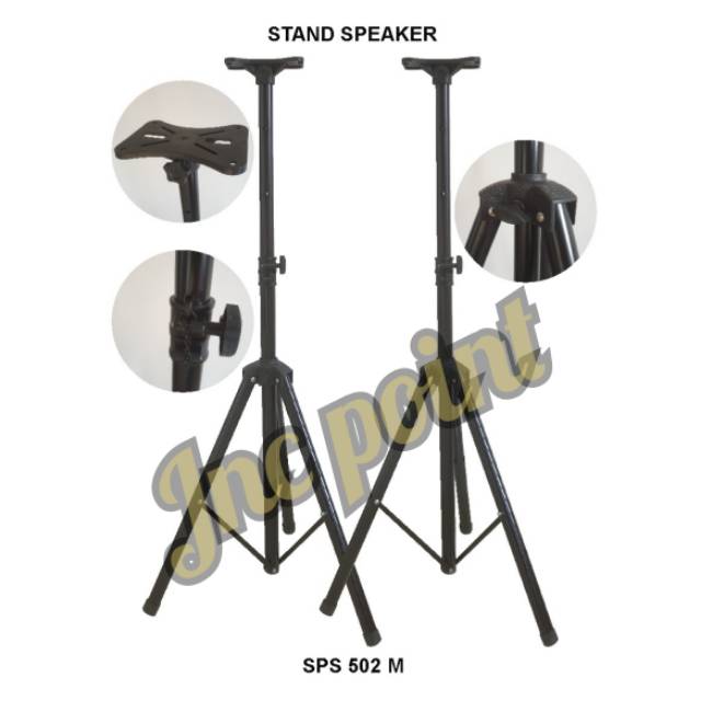 Jual stand speaker aktif pasif tripod speaker portabel stand speaker ...