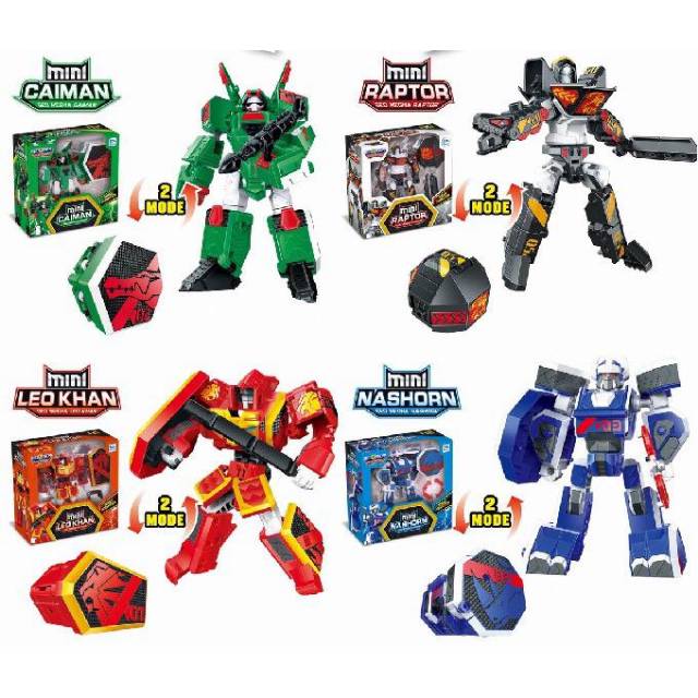 Jual Geo Mecha Beast Guardian 4 in 1 Mainan Anak Robot Laki | Shopee ...