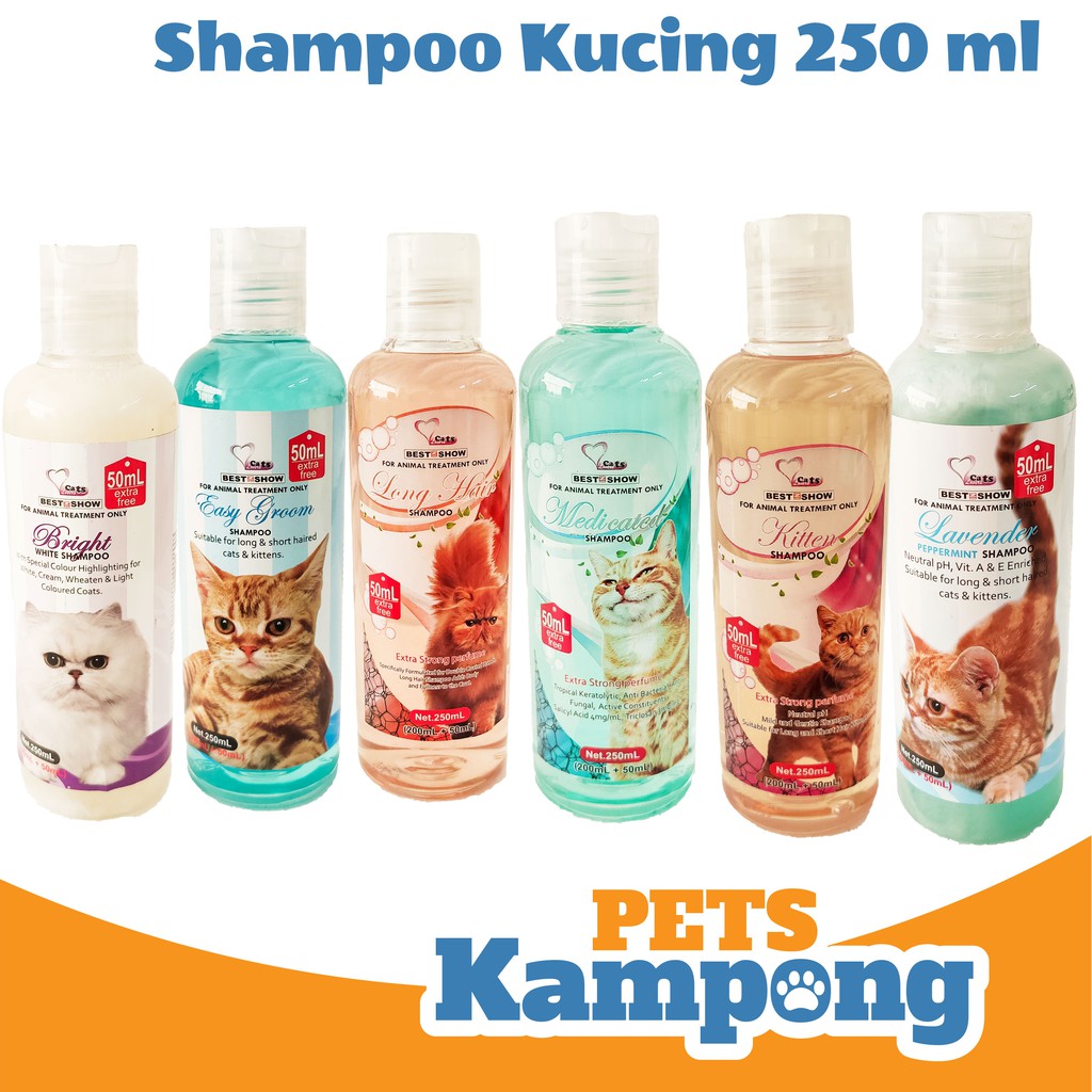 Jual Best in Show - Shampoo kucing wangi anti jamur bulu pendek panjang ...