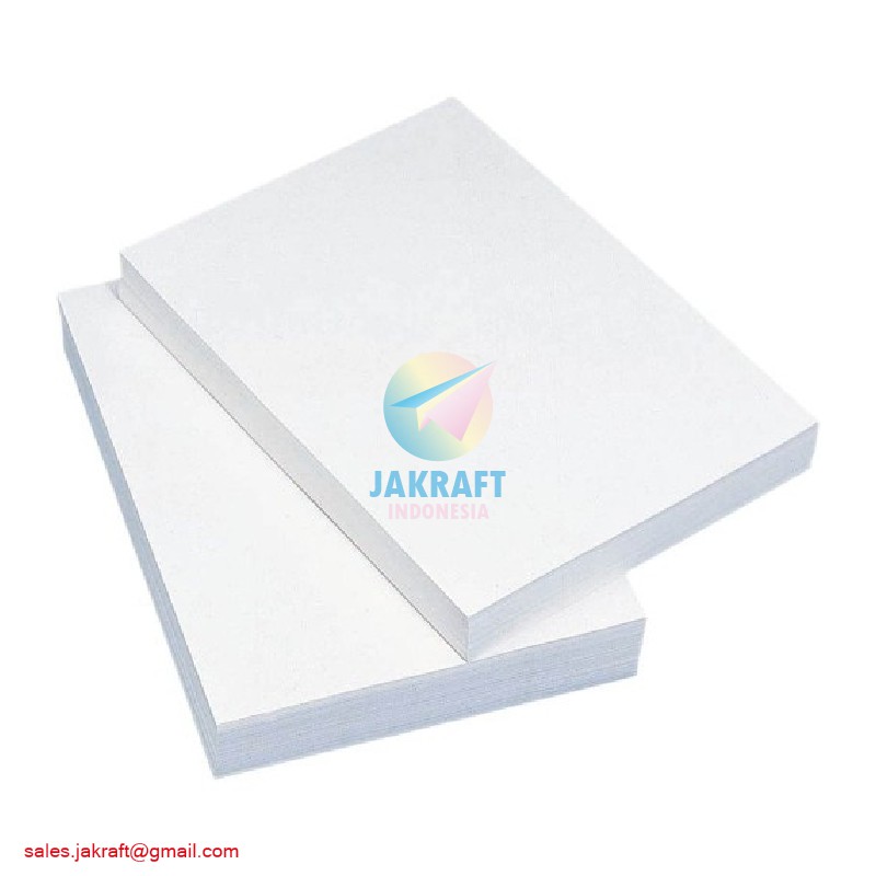 Jual (500 Lembar) Kertas HVS A5 60 Gsm Gram Putih Polos Bahan Pabrik ...