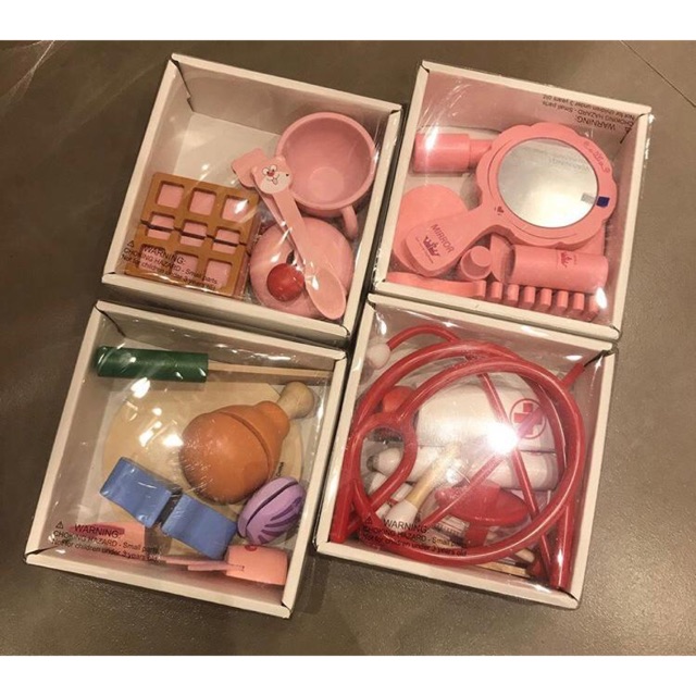 Jual MINISO WOODEN TOY set. Mainan kayu anak miniso ready surabaya ...