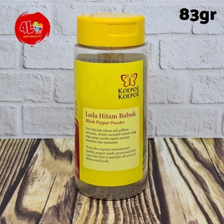 Jual Koepoe Koepoe Lada Hitam Bubuk Black Pepper Powder 83gr Halal ...
