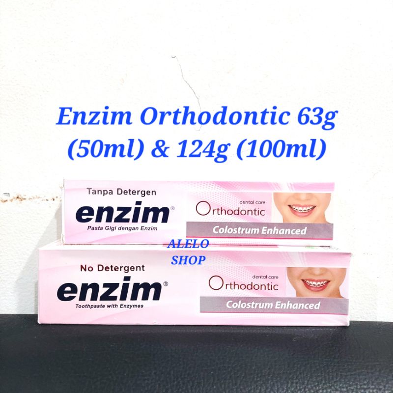 Jual Enzim orthodontic 63 124 g toothpaste 50 100 ml pasta gigi tanpa ...