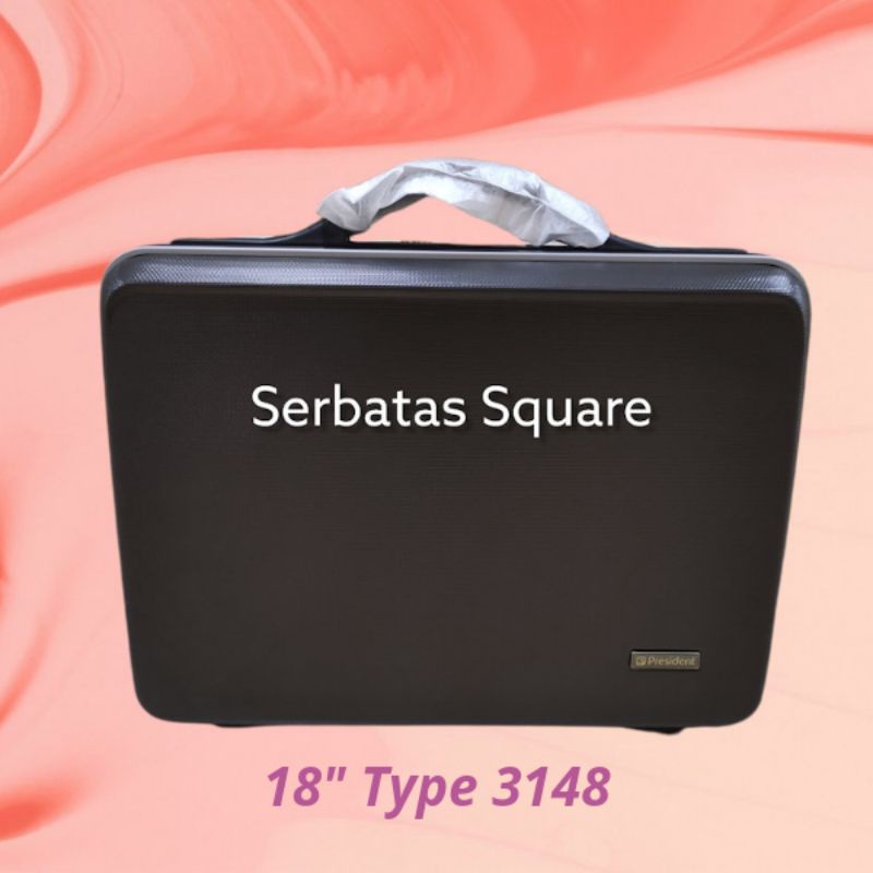 Jual Tas koper Map Dokumen File Kantor President 18 Inch type 3148 Grey ...