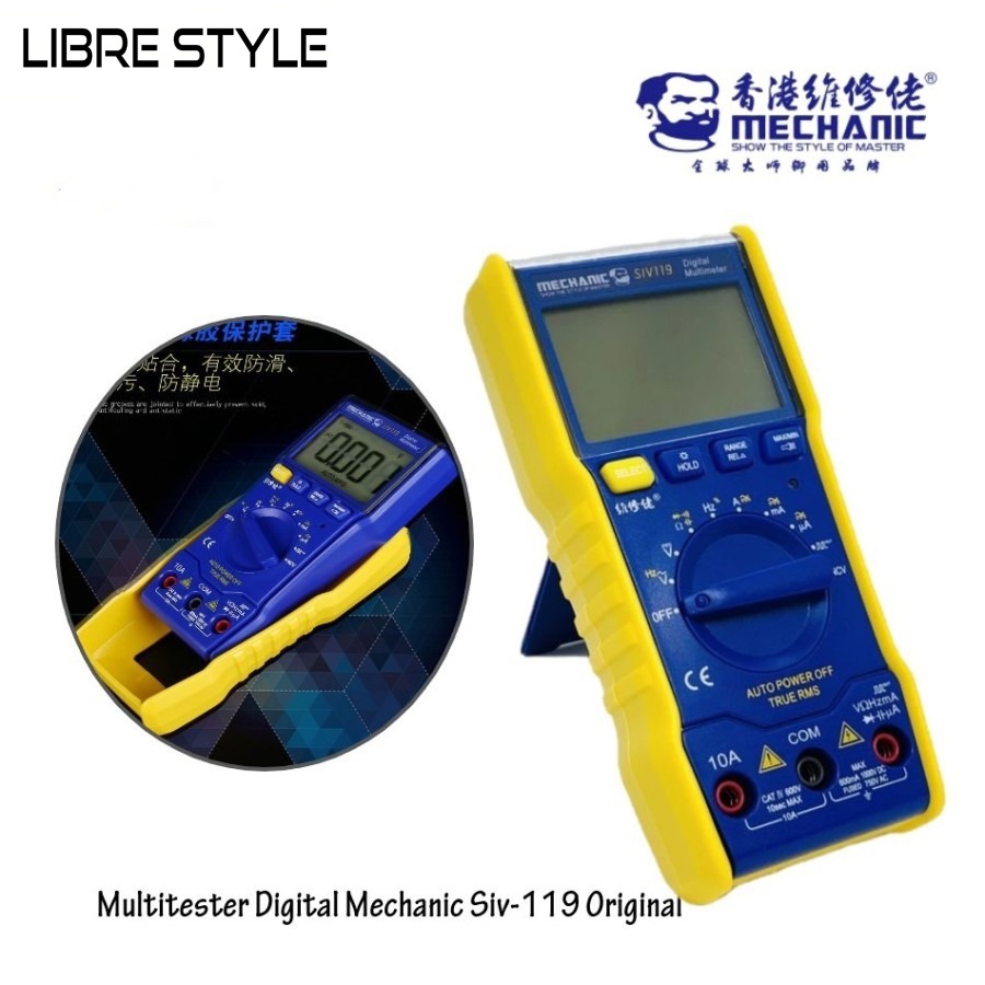 Jual MULTITESTER DIGITAL MECHANIC SIV-119 ORIGINAL | Shopee Indonesia