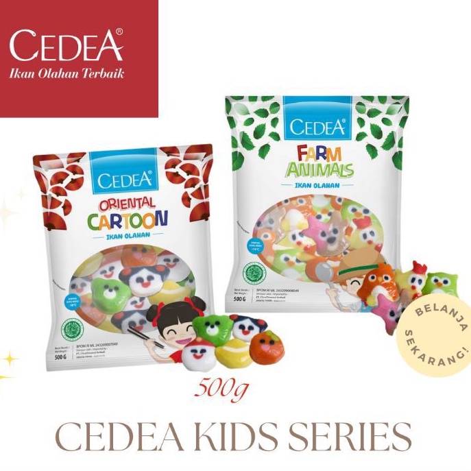 Jual CEDEA Farm Animal & Oriental Cartoon 500g | Shopee Indonesia