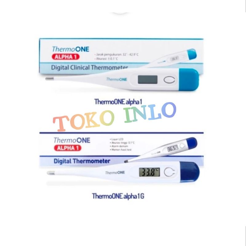 Jual Termometer Digital badan/ Thermometer Onemed Alpha 1 | Shopee ...