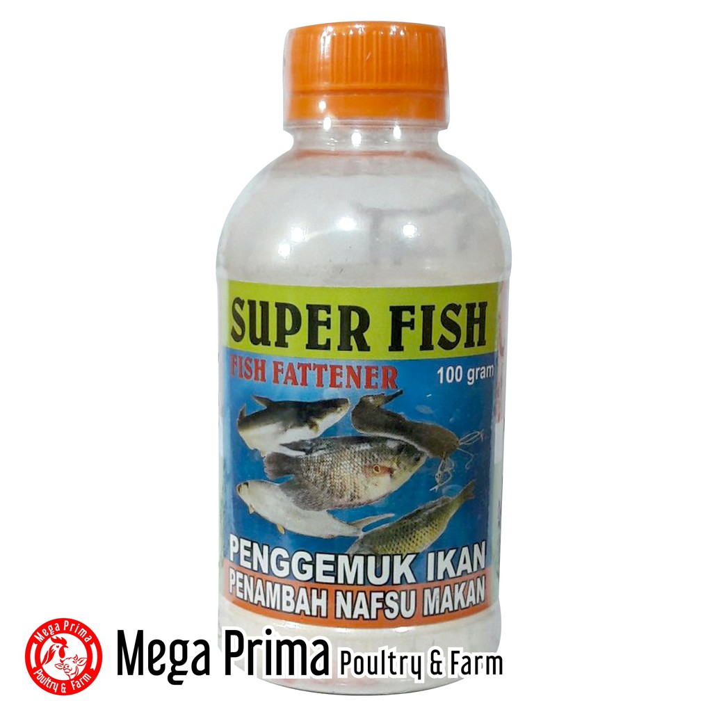 Jual Vitamin Ikan SUPER FISH 100 gram Fish Fattener Penggemuk Ikan ...