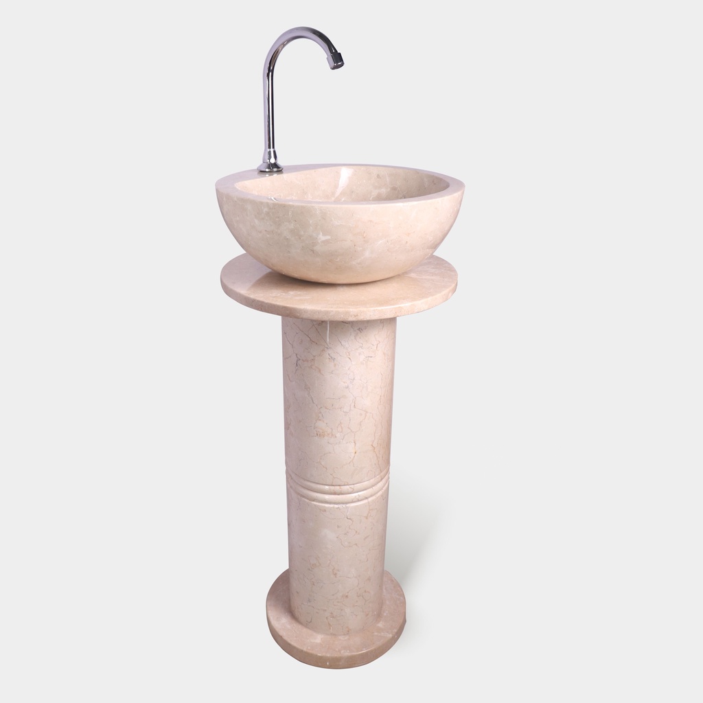 Jual Wastafel Portable marmer Crema Tipe C | Damaris aesthetic sink ...