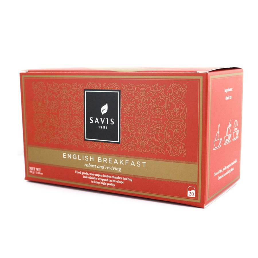 Savis - English Breakfast Tea - Isi 20 Teabag | Shopee Indonesia