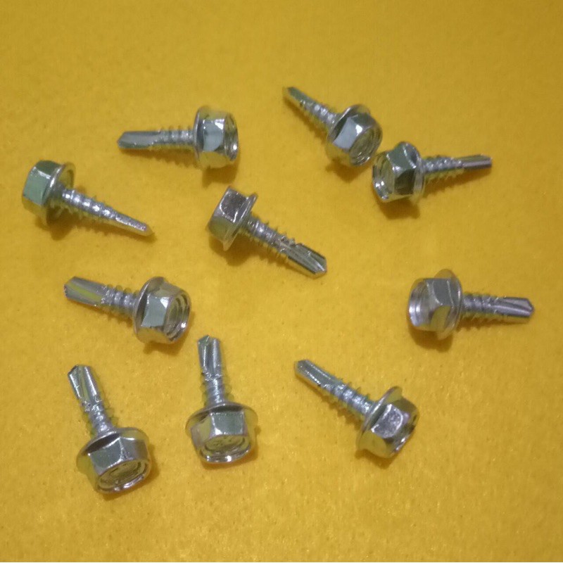 Jual Baut roofing baja ringan 10x16mm | Shopee Indonesia