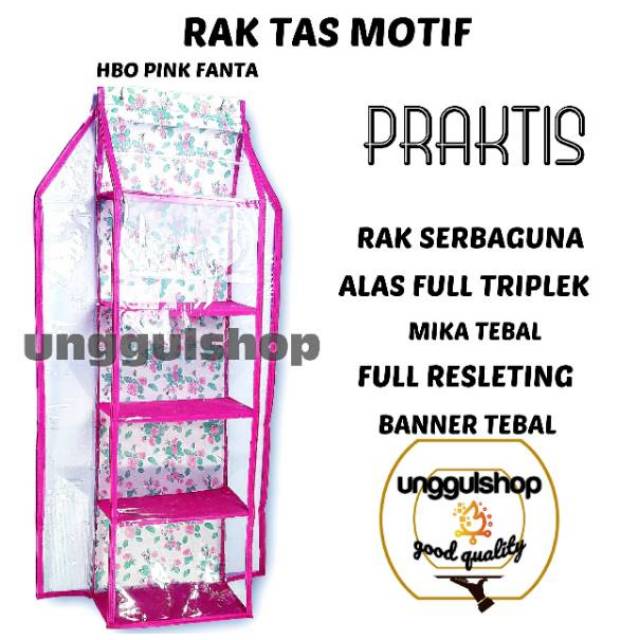 Jual Rak tas HBO full Resleting, TEMPAT TAS,RAK PAKET TAS | Shopee ...
