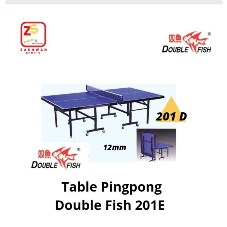 Jual Meja Pingpong Double Fish 201 D 12mm | Shopee Indonesia