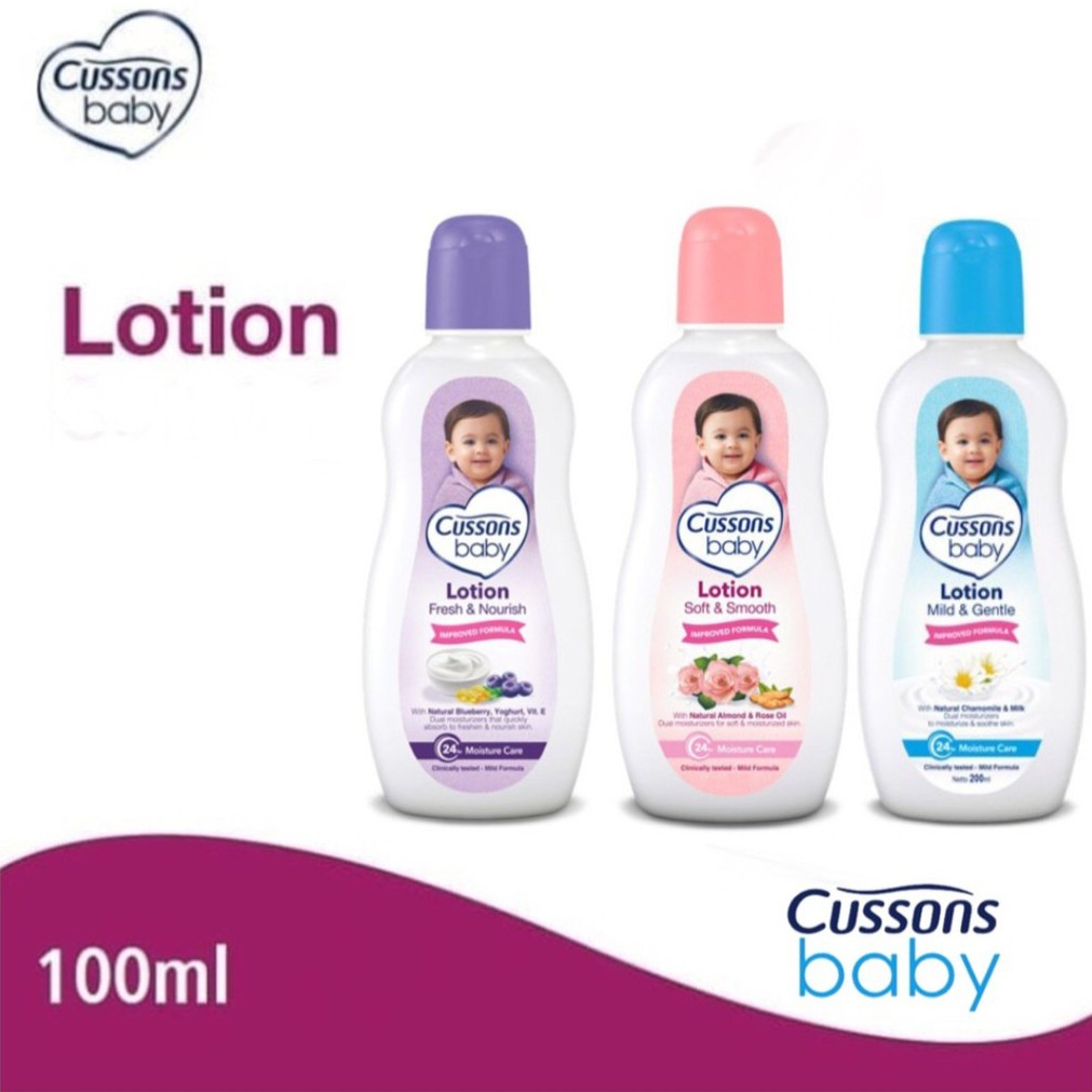 Jual Cussons Baby Lotion 100ml - Losion Bayi 100 ml | Shopee Indonesia