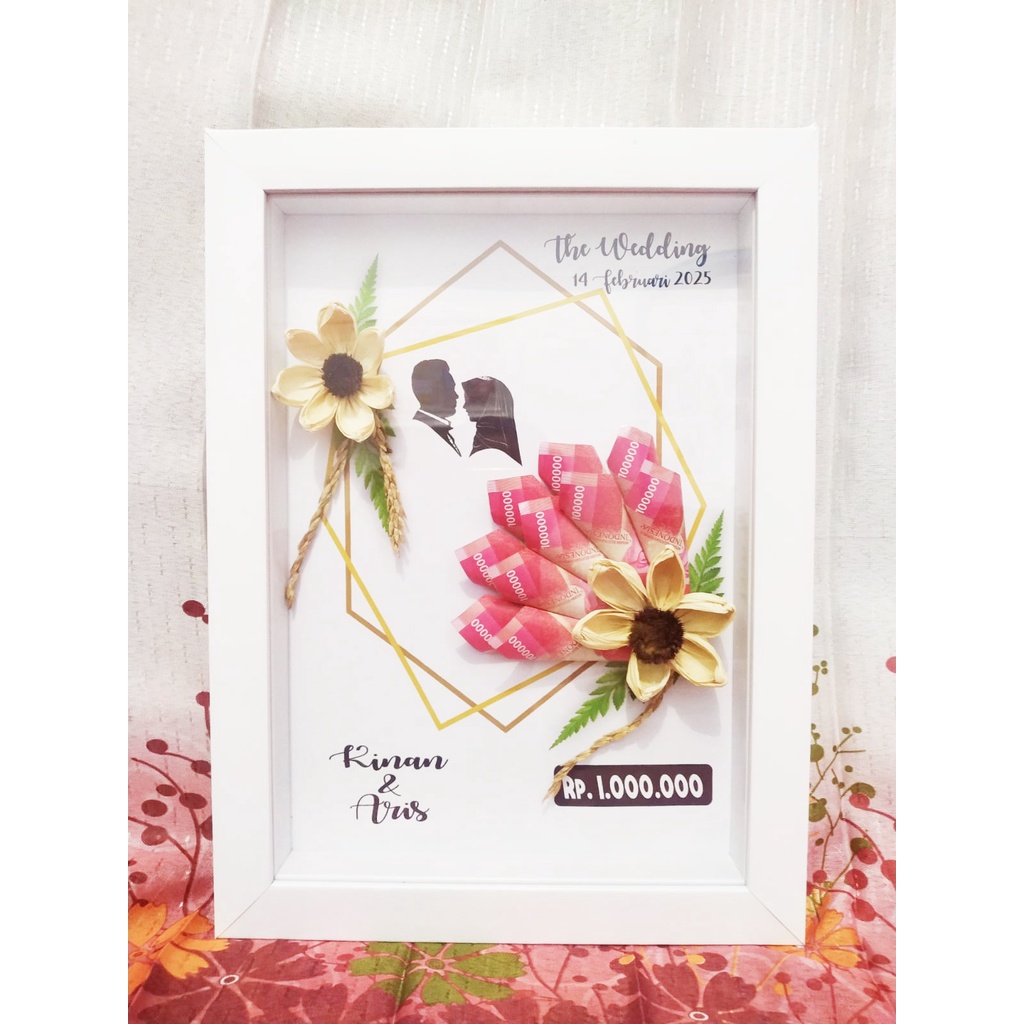 Jual TERMURAH!!!! Custom Mahar Rustic / Frame mahar rustik rustic ...