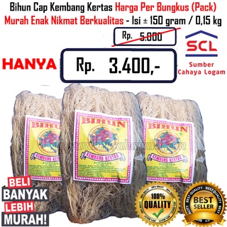 Jual BIHUN CAP KEMBANG KERTAS PER BUNGKUS 150 GRAM GR MIHUN SOUN MIE ...