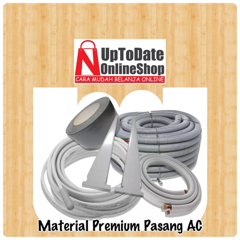 Jual PAKET MATERIAL PREMIUM PEMASANGAN AC 1/2 PK - 1 PK | Shopee Indonesia