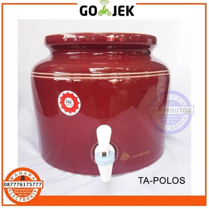 Jual Tempat Guci Galon Air Minum, Guci Galon, Guci Keramik Green ...