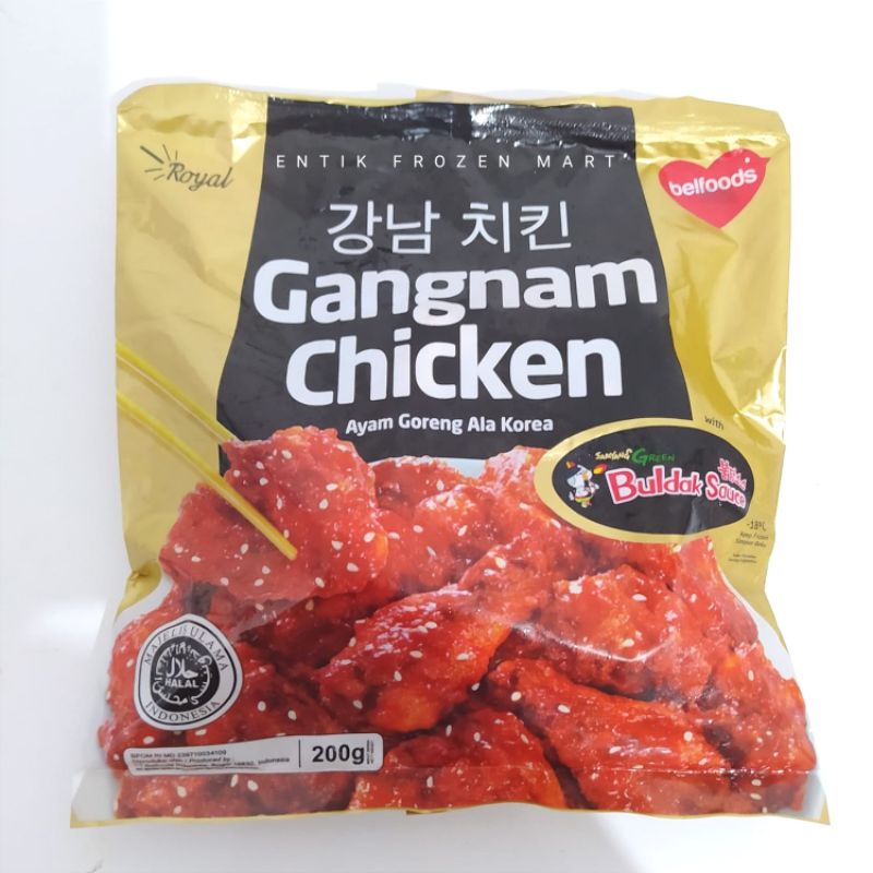 Jual Belfoods Royal Gangnam Chicken | Ayam Goreng Ala Korea Buldak ...
