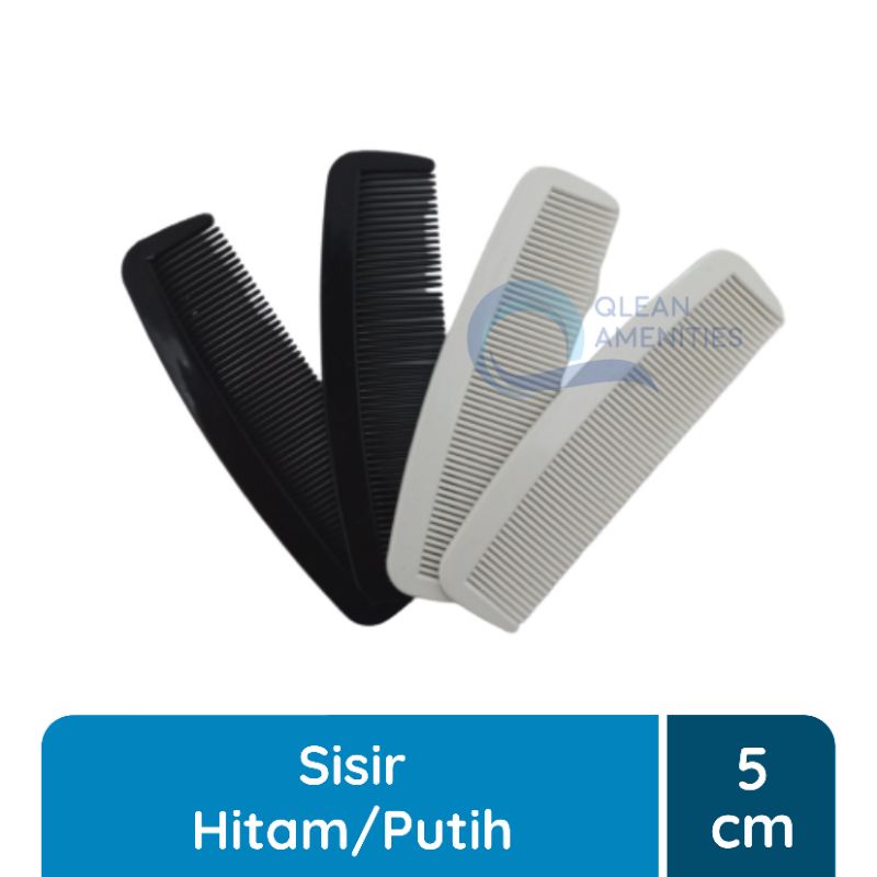 Jual SISIR KECIL HOTEL HITAM PUTIH SISIR SAKU Indonesia|Shopee Indonesia