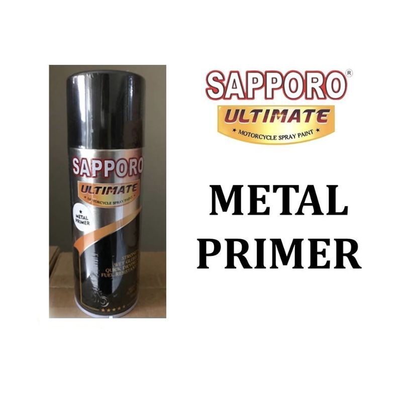 Jual SAPPORO ULTIMATE MPU METAL PRIMER CAT SEMPROT AEROSOL SPRAY PAINT ...