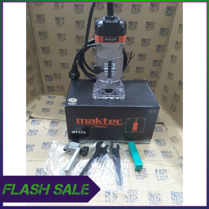 Jual Mesin Profil Router Trimmer Kayu 6mm Maktec MT 370 MT370 | Shopee ...