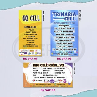 Jual Spanduk Konter Pulsa FREE DESIGN Banner Konter Pulsa Murah Banyak ...