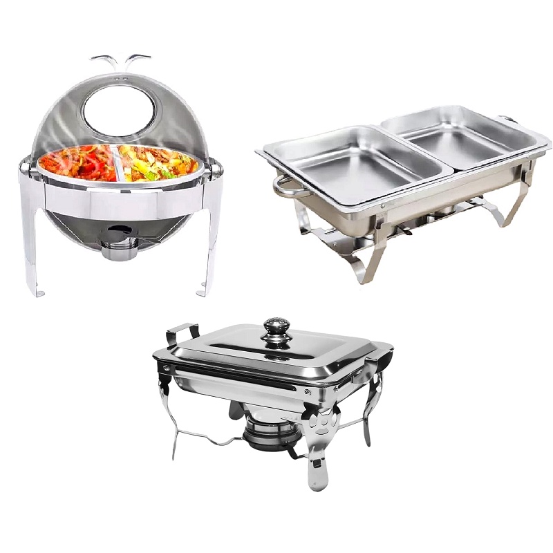 Jual Prasmanan Roll Top Bulat 6,8L - Buffet Set - Buffet Hotel Pesta ...