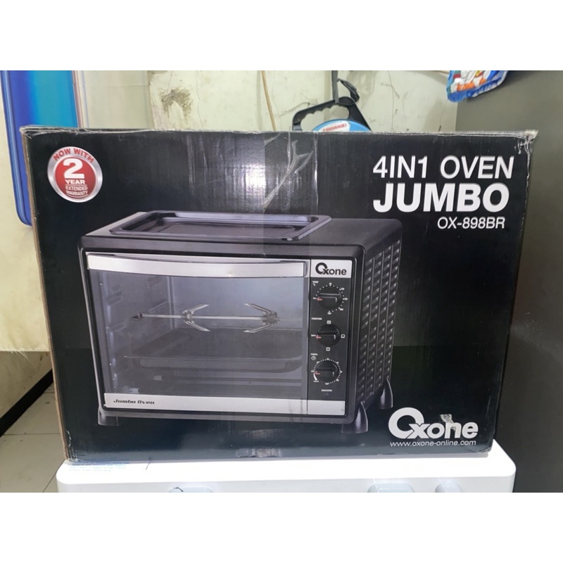 Jual Oven Listrik Oxone Jumbo 4in1 second like new 90% | Shopee Indonesia