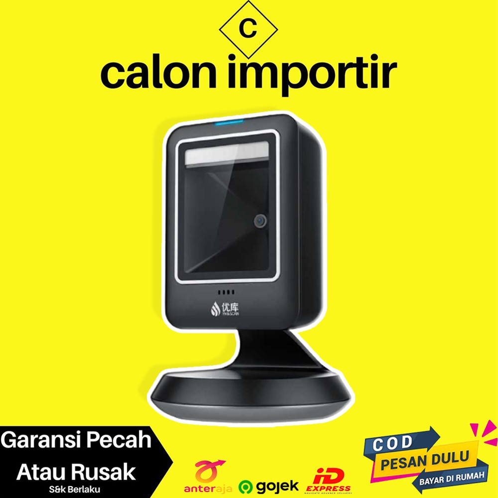 Jual Barcode Scanner Duduk Alat Pindai Barcod Kasir Toko Caffe Gudang ...