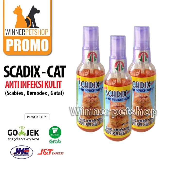 Jual GHY804 Scadix Spray 60 Ml - Obat Jamur Kucing - Obat Scabies ...