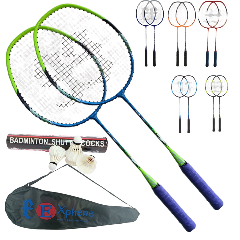 Jual Raket Badminton Bulutangkis isi 2 Indonesia|Shopee Indonesia