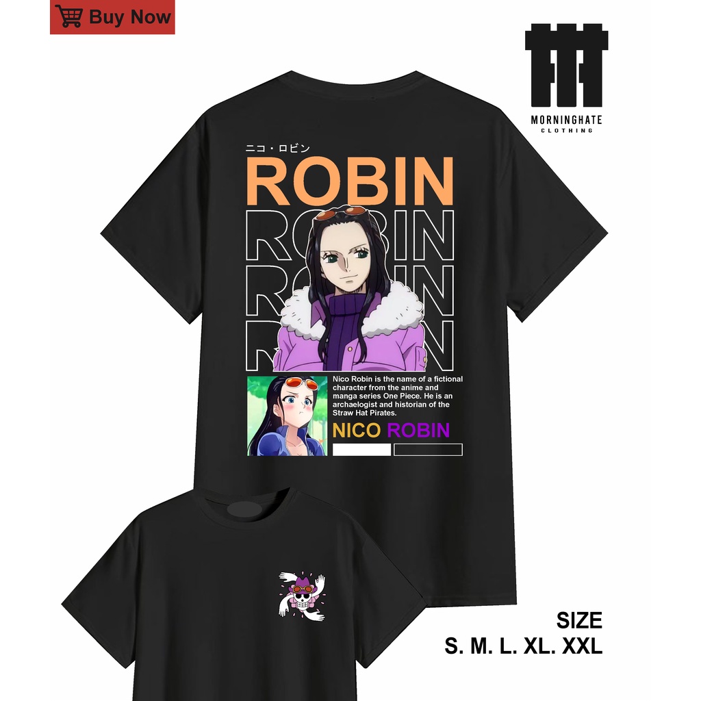 Jual Baju Kaos ANIME ONEPIECE NICO ROBIN - MRNGHT | Shopee Indonesia Jual Baju Kaos ANIME ONEPIECE NICO ROBIN - MRNGHT | Shopee Indonesia