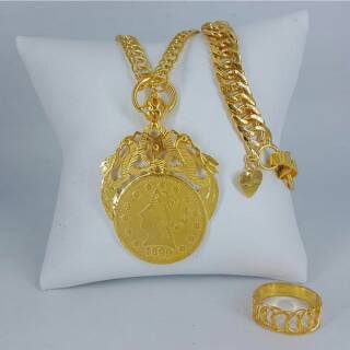 Jual Set koin /rupiah replika mas london(24k) high quality,awet,tahan ...