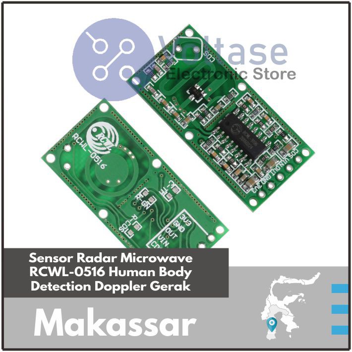 Jual Sensor Radar Microwave RCWL-0516 Human Body Detection Doppler ...